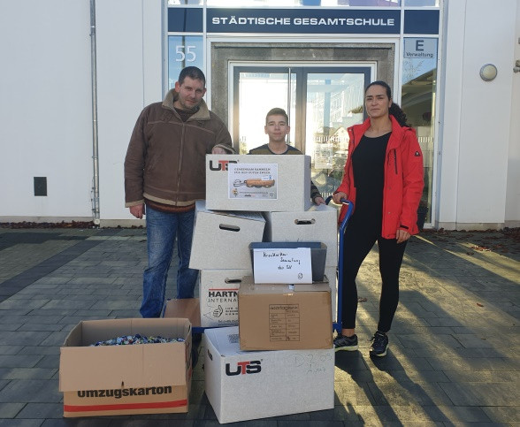 Sammeln für den guten Zweck – Moritz-Fontaine Gesamtschule
